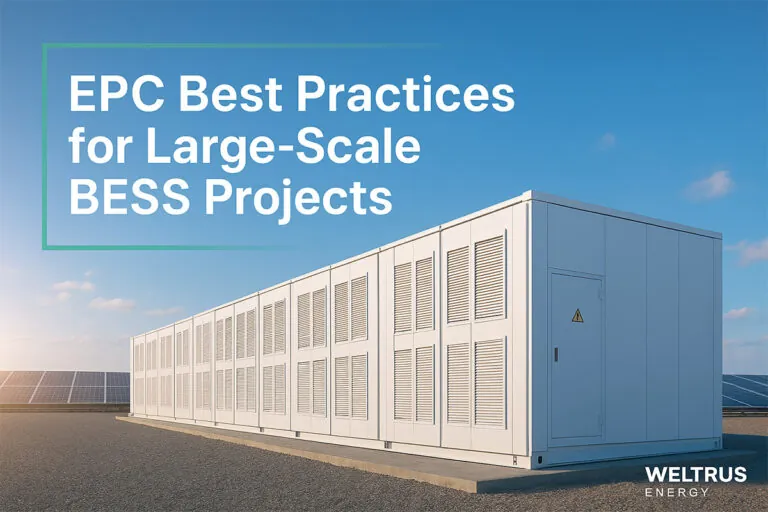 EPC Best Practices for Large-Scale BESS Projects - Weltrus Official ...